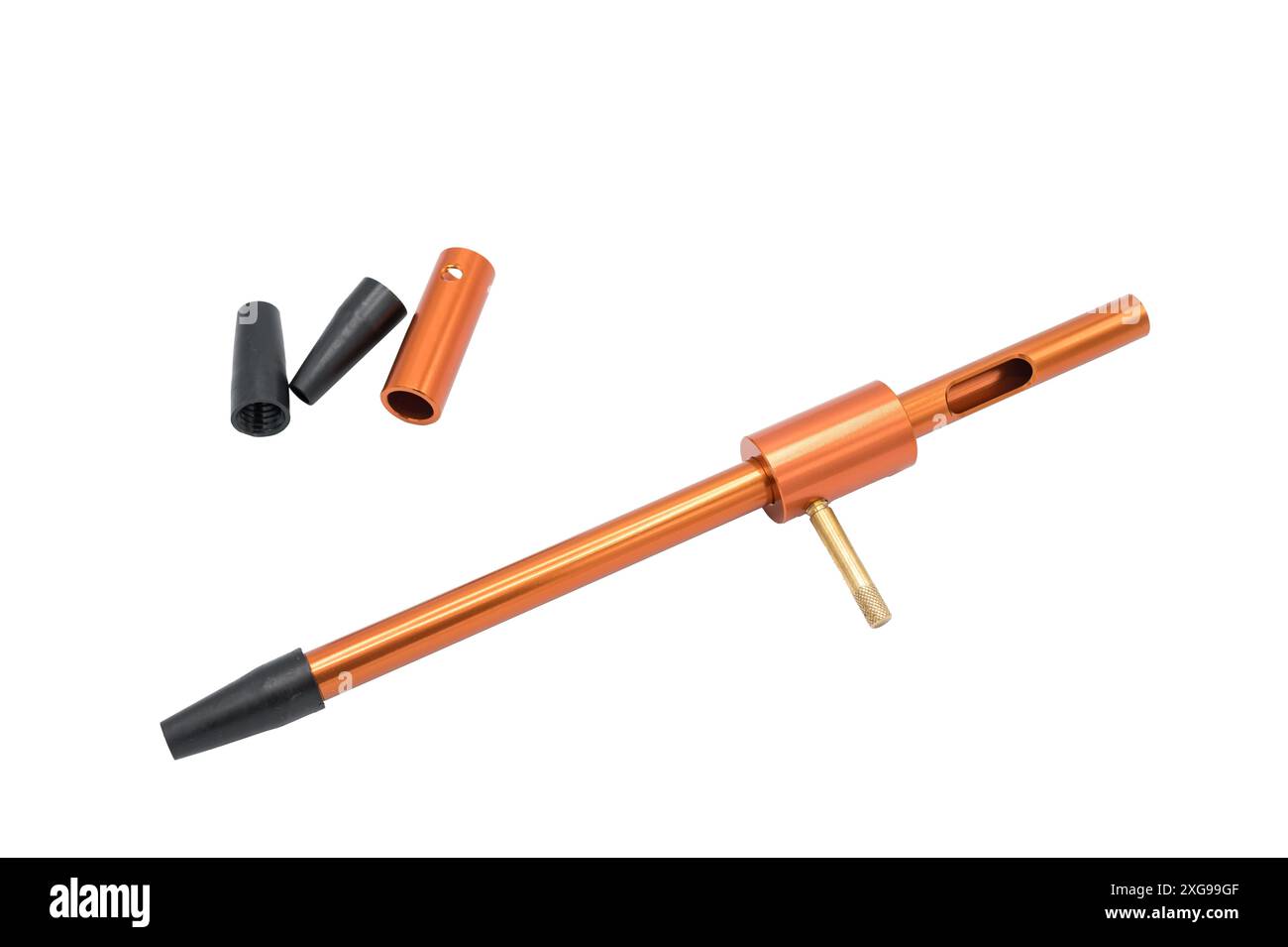 niversal guide for cleaning rifle and carbine barrels. It is an orange ...