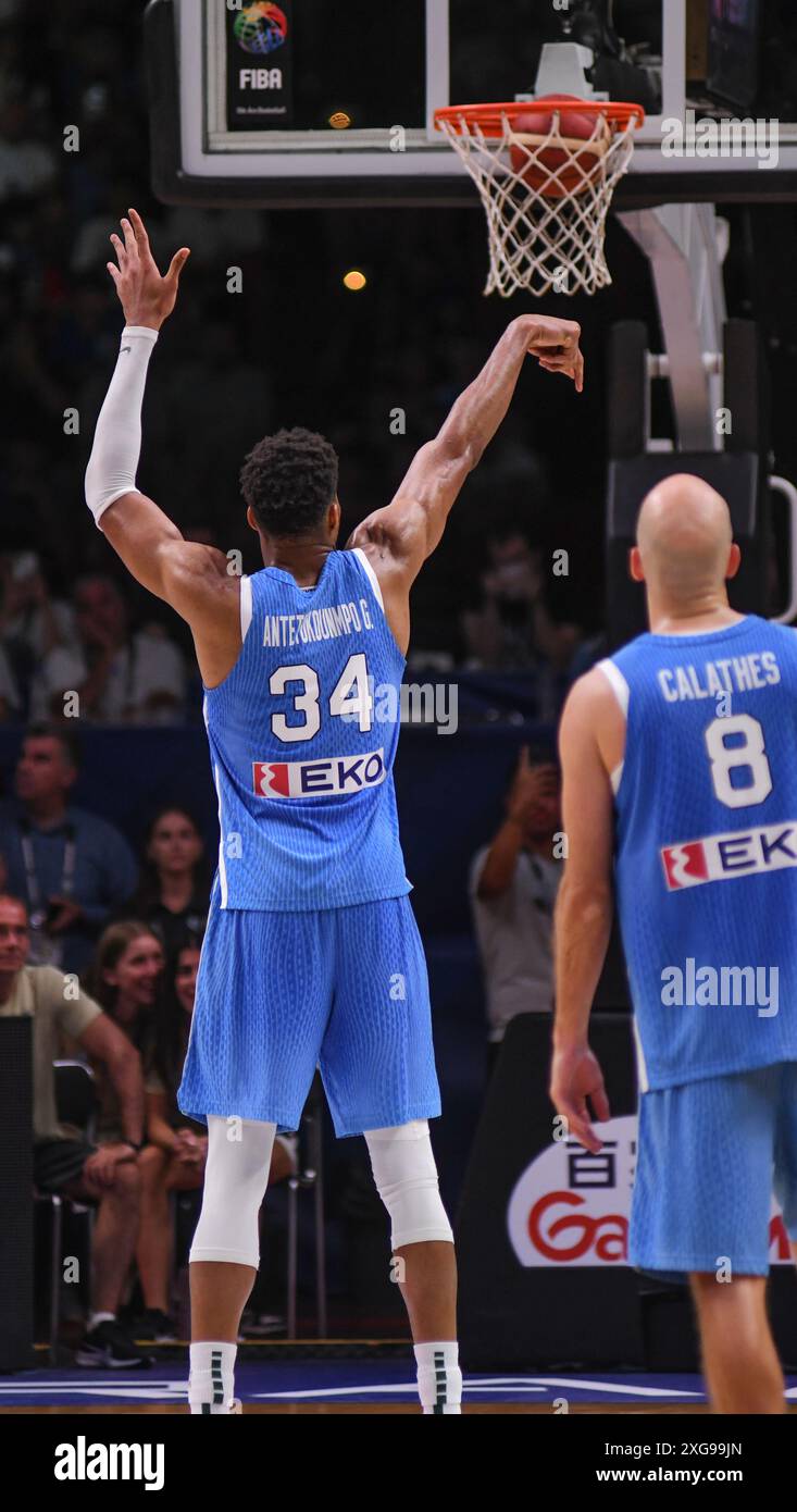 Giannis Antetokounmpo (Greece). FIBA Olympic Qualifying Tournament ...