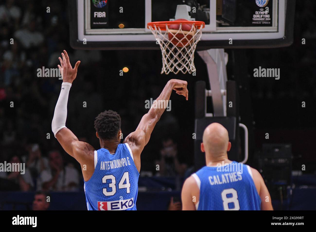 Giannis Antetokounmpo (Greece). FIBA Olympic Qualifying Tournament ...