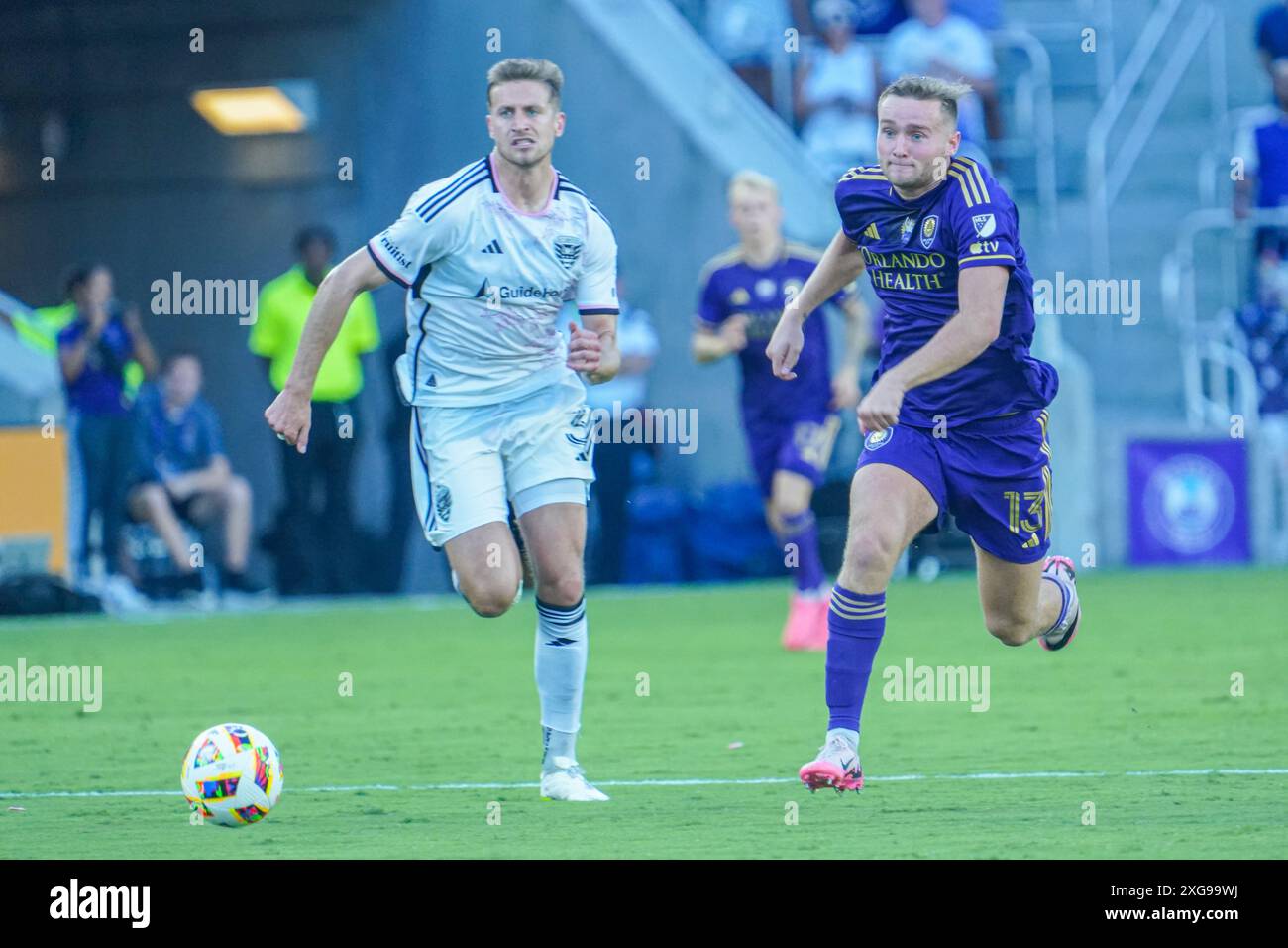 Orlando, Florida, USA, July 6, 2024, DC United defender Lucas Bartlett ...