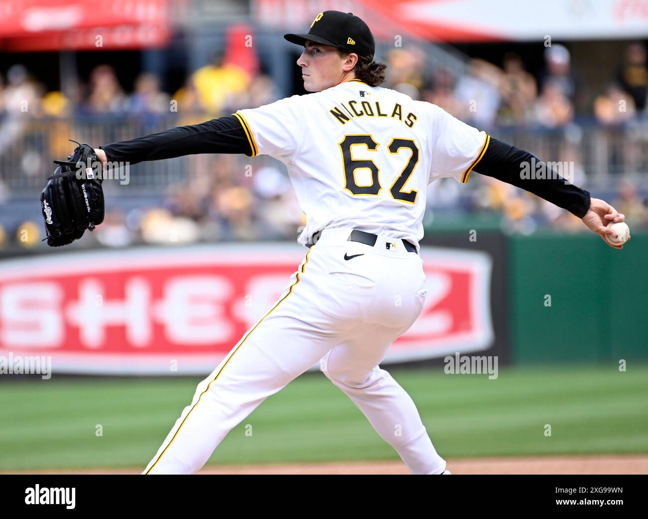Pittsburgh, United States. 07th July, 2024. Pittsburgh Pirates pitcher ...