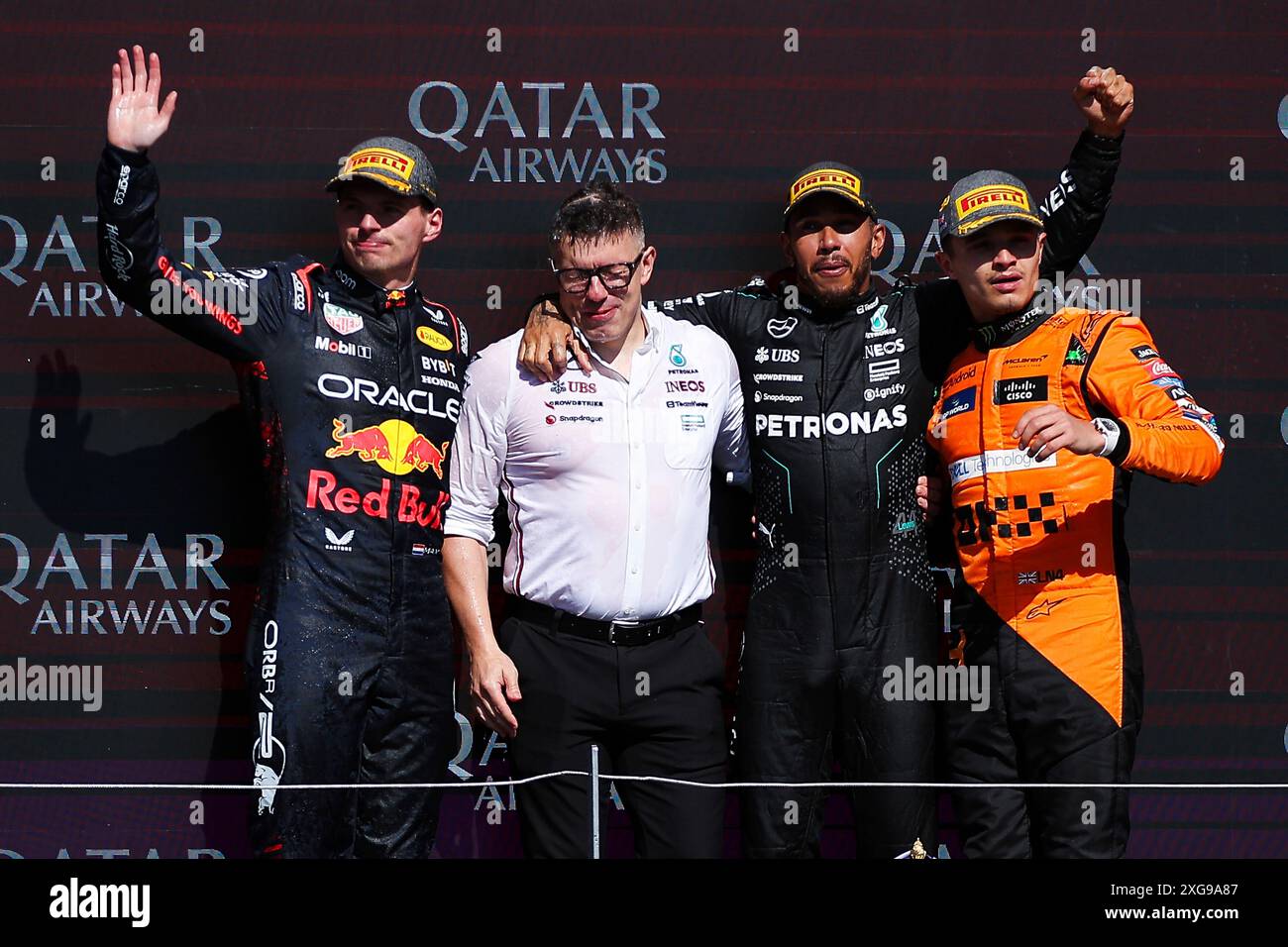 Silverstone, Great Britain. 7th July, 2024. #1 Max Verstappen (NLD ...