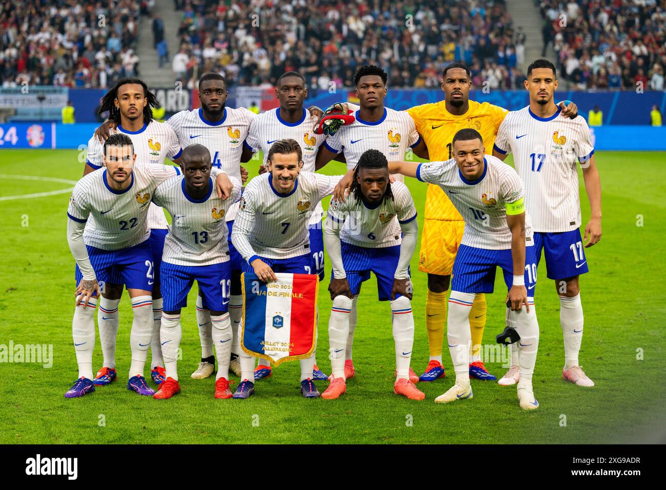 Hamburg, Germany. 05th, July 2024. The starting-11 of France for the ...