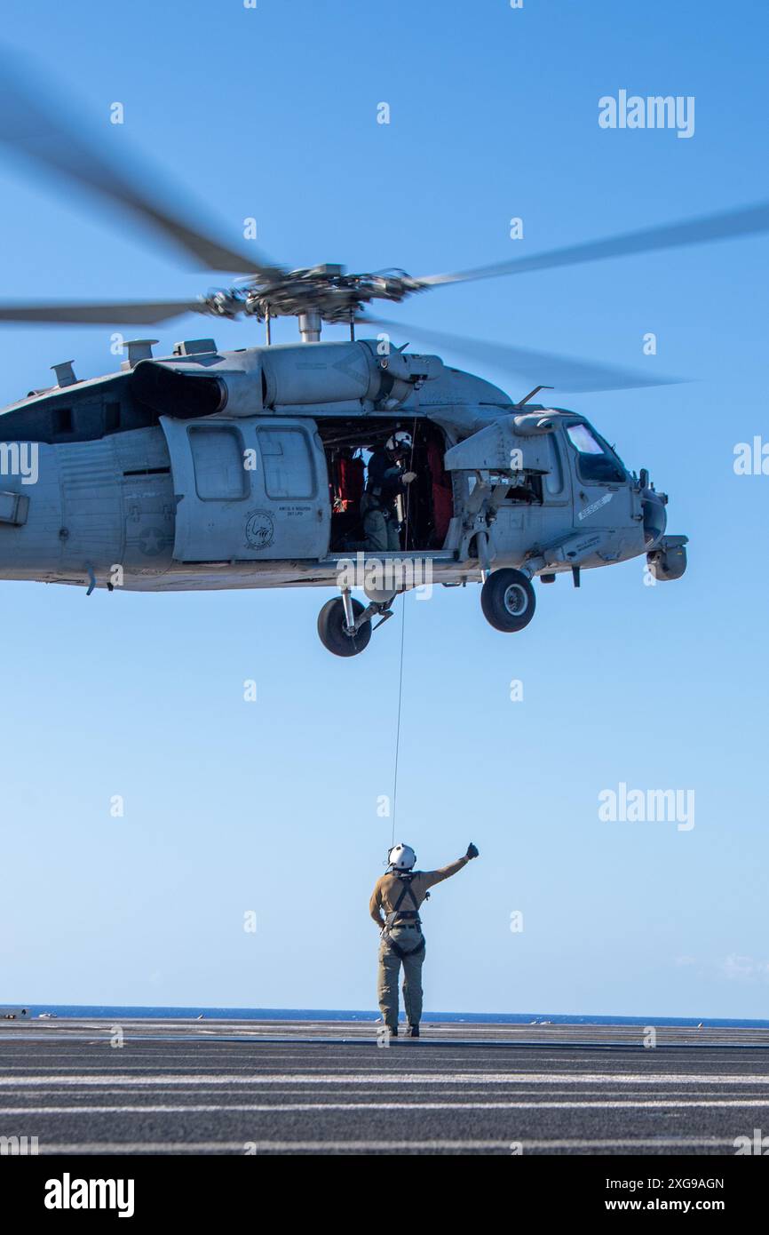 240705-N-AR554-1099 PACIFIC OCEAN (July 5, 2024) Naval Air Crewman ...