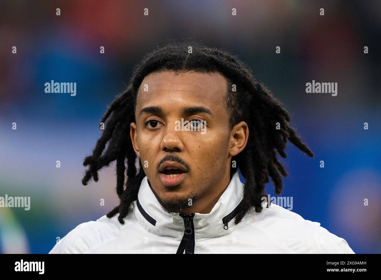 Hamburg, Germany. 05th, July 2024. Jules Kounde of France seen during ...