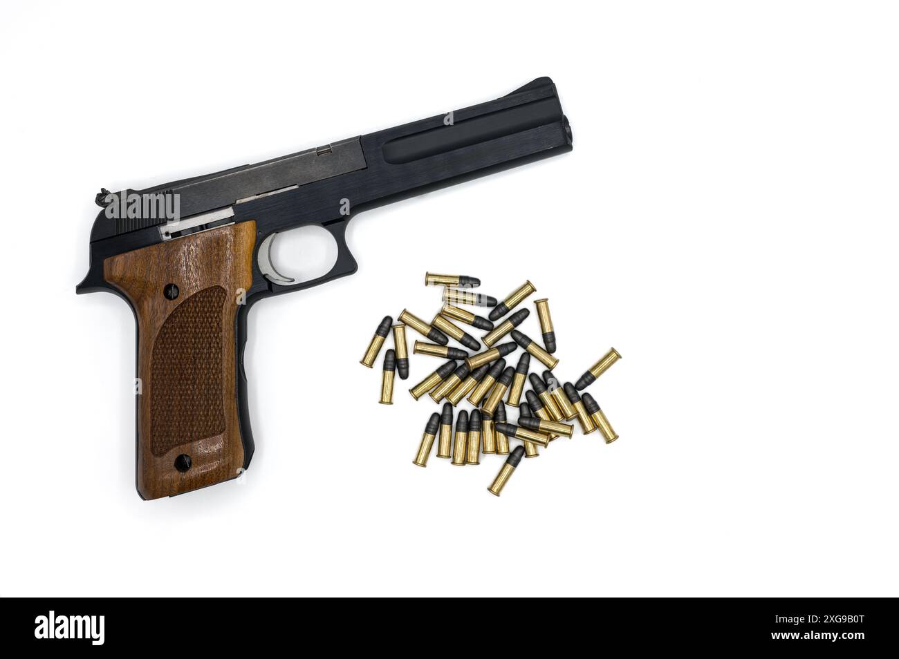 American SW type pistol of the .22 standard semi-automatic caliber. It ...