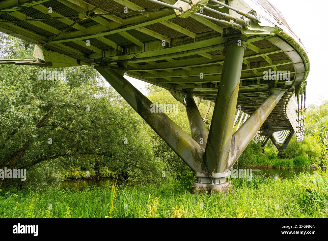The Living Bridge, University of Limerick Campus Stock Photo - Alamy