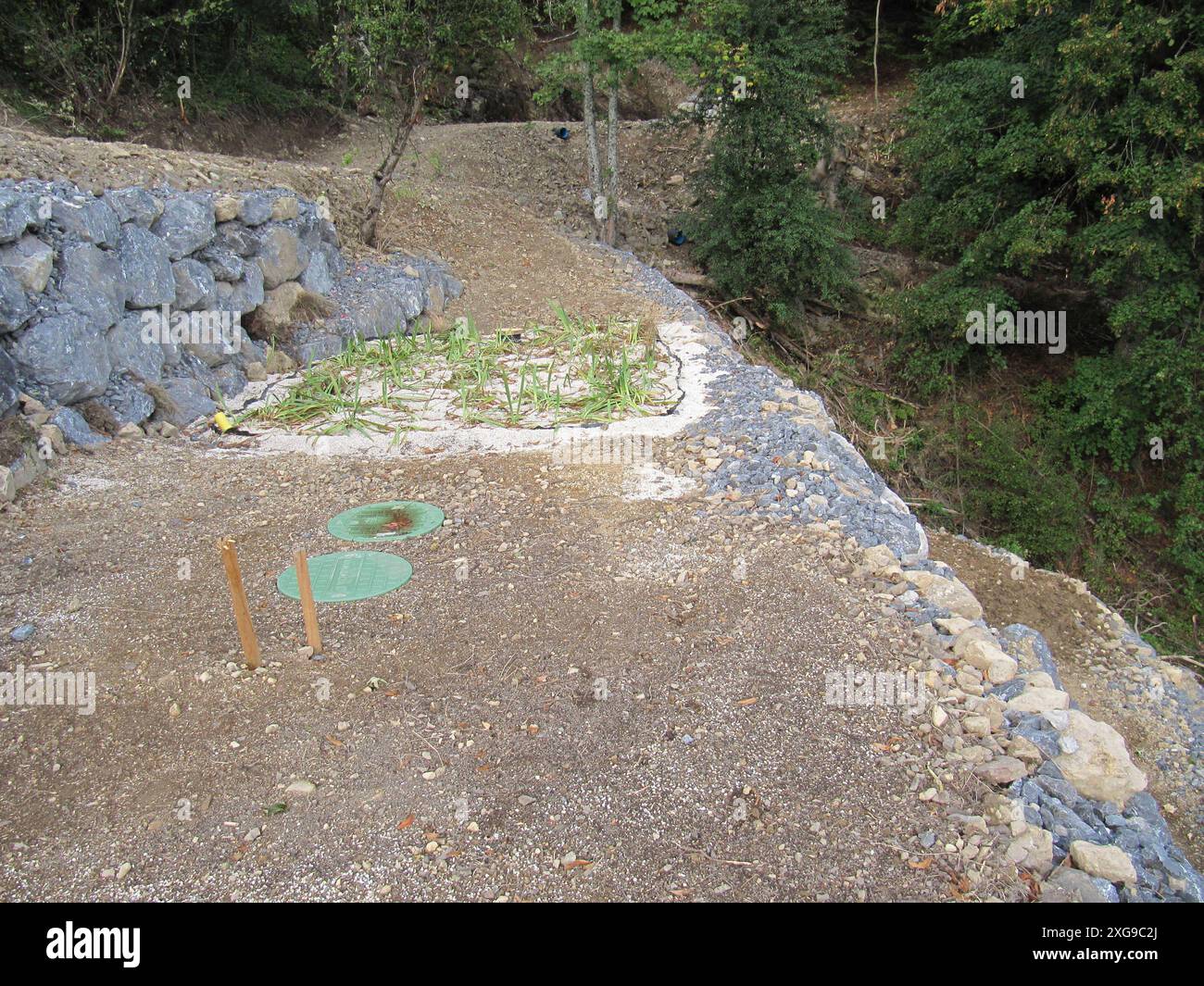 renaturation or ecological restoration by architecture in damaged or ...