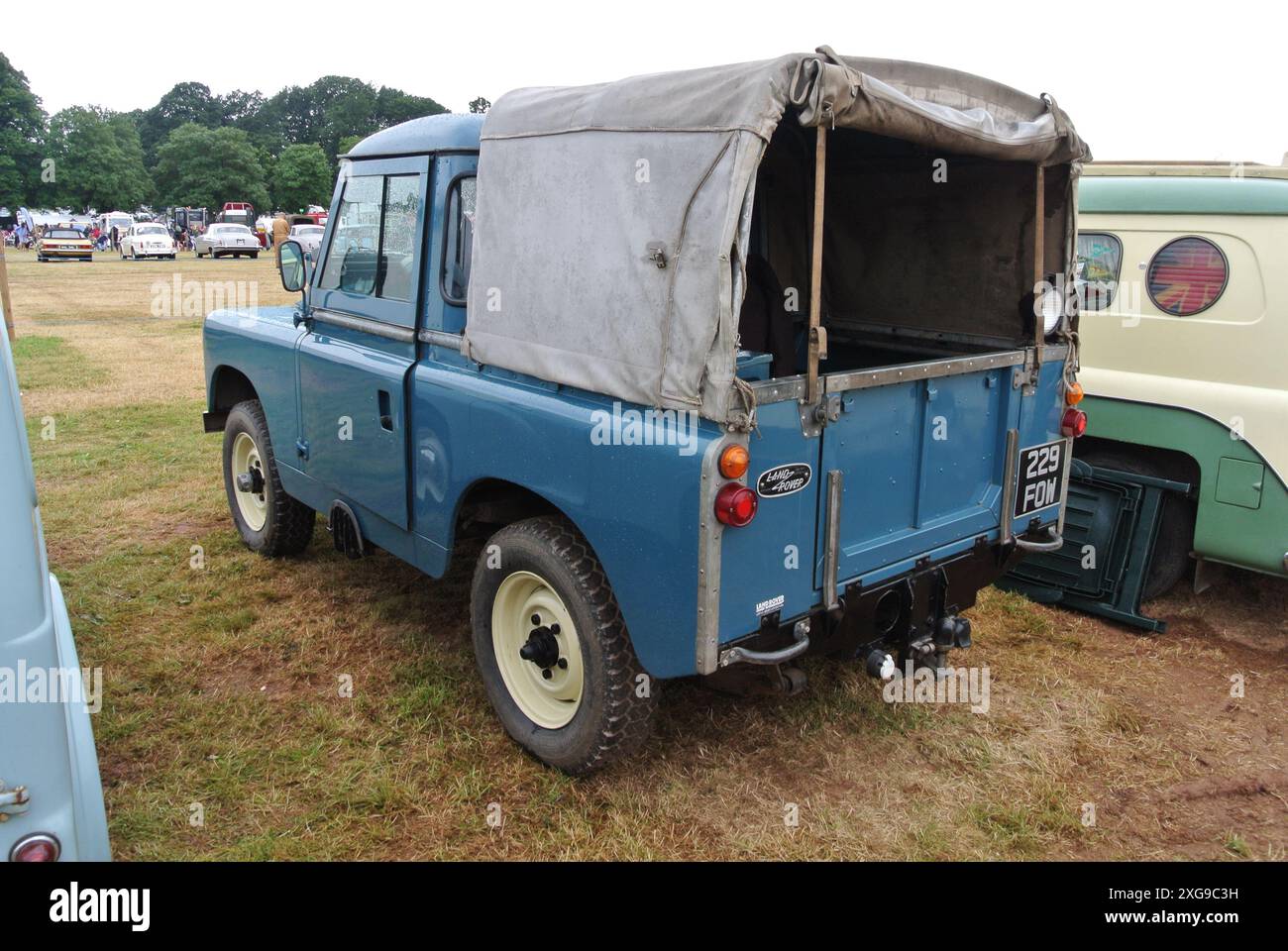 A 1964 Land Rover Series 2A parked on display at the 48th Historic ...