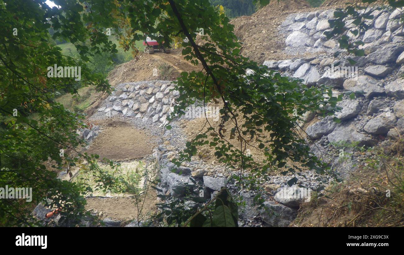 renaturation or ecological restoration by architecture in damaged or ...