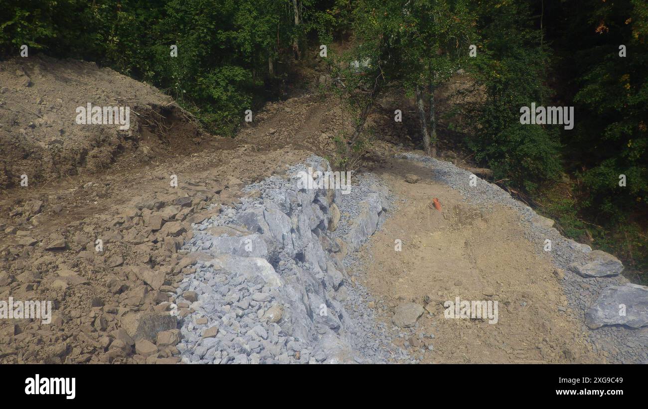 renaturation or ecological restoration by architecture in damaged or ...