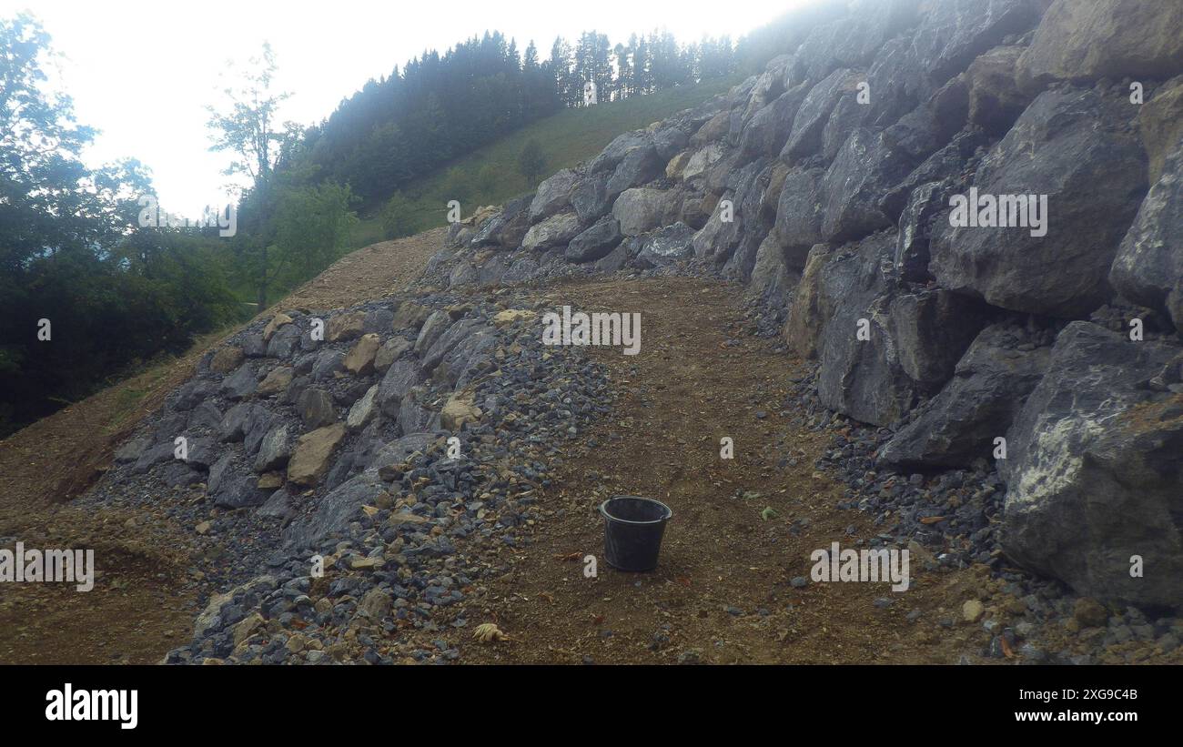 renaturation or ecological restoration by architecture in damaged or ...