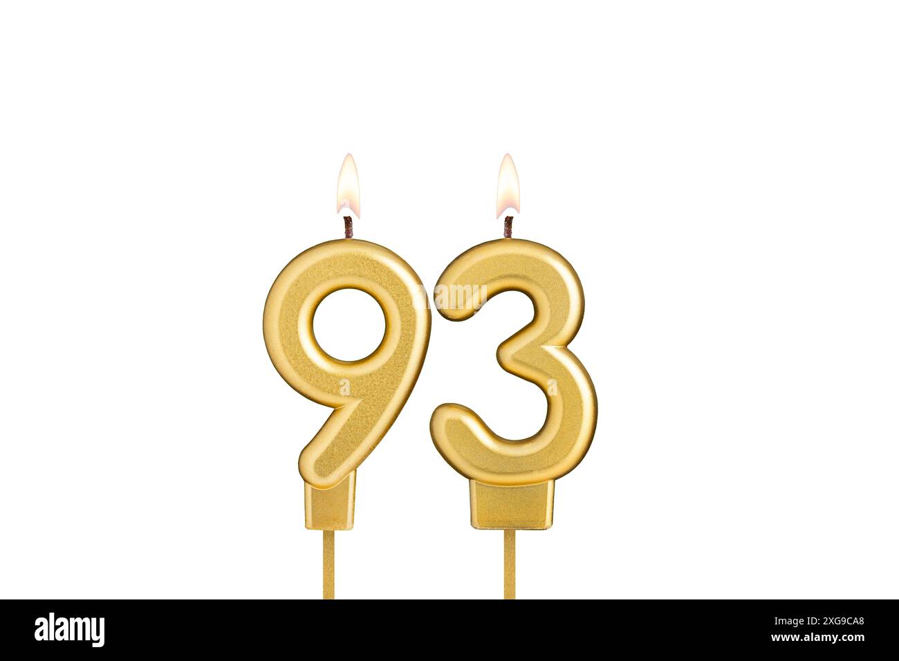 Birthday candle number 93 hi-res stock photography and images - Alamy