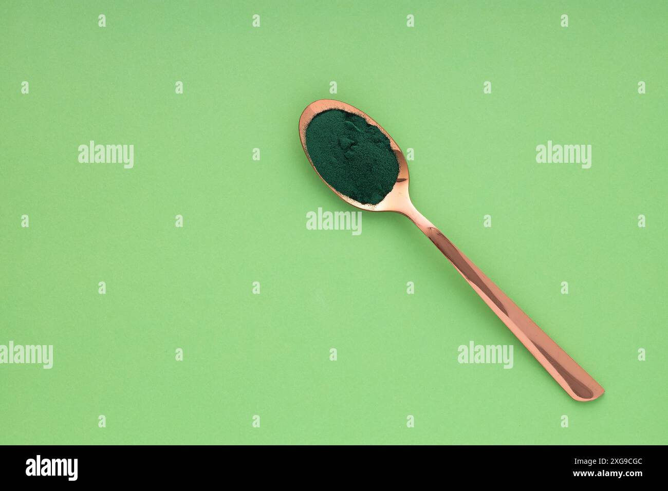 Spirulina is a blue green algae - Healthy dietary supplement powder ...