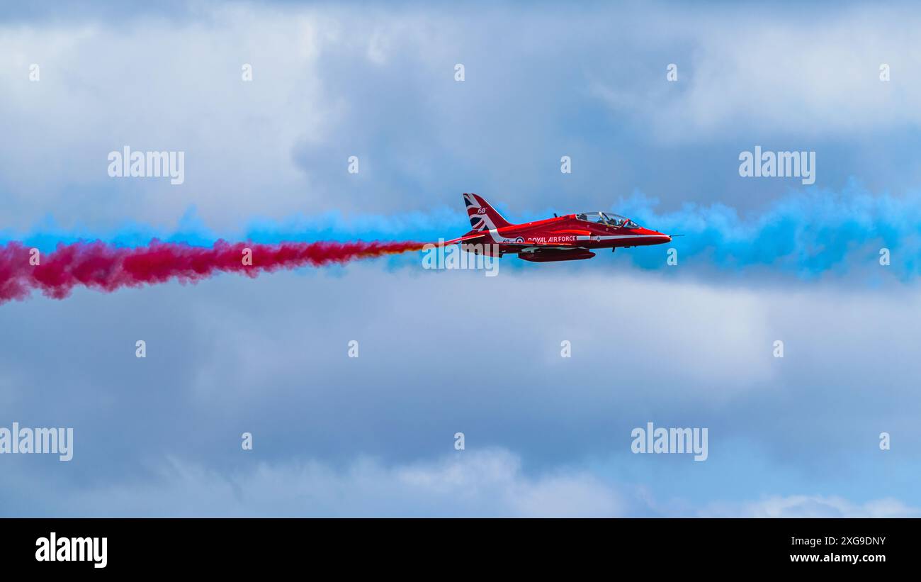 Red Arrows, Royal Air Force Aerobatic Team, Airshow 2024, Teignmouth ...