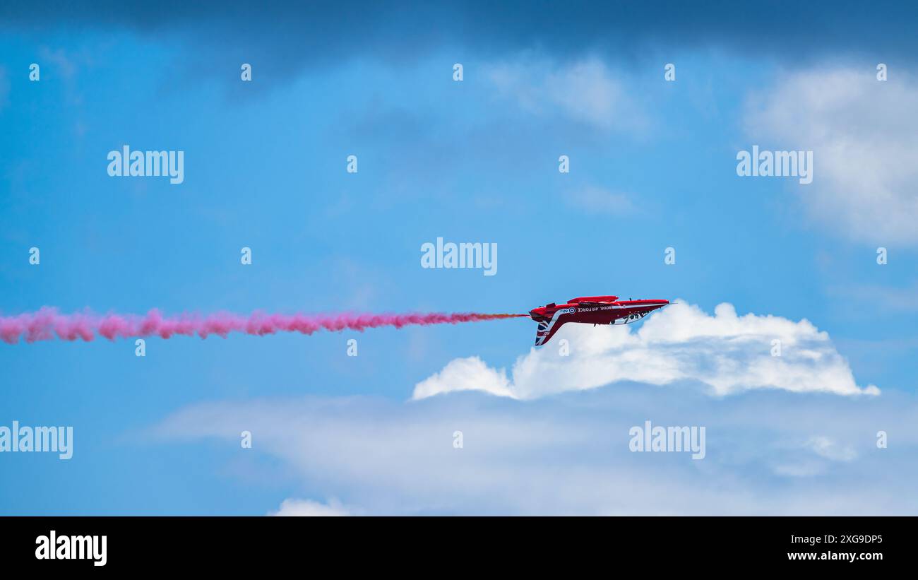 Red Arrows, Royal Air Force Aerobatic Team, Airshow 2024, Teignmouth ...