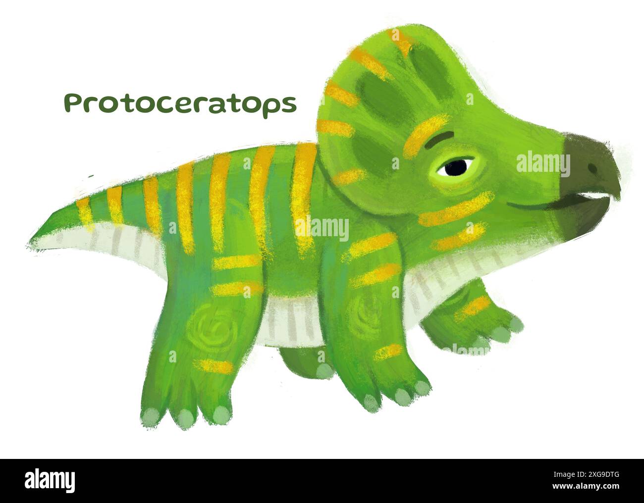 cartoon happy and funny colorful prehistoric dinosaur dino ...