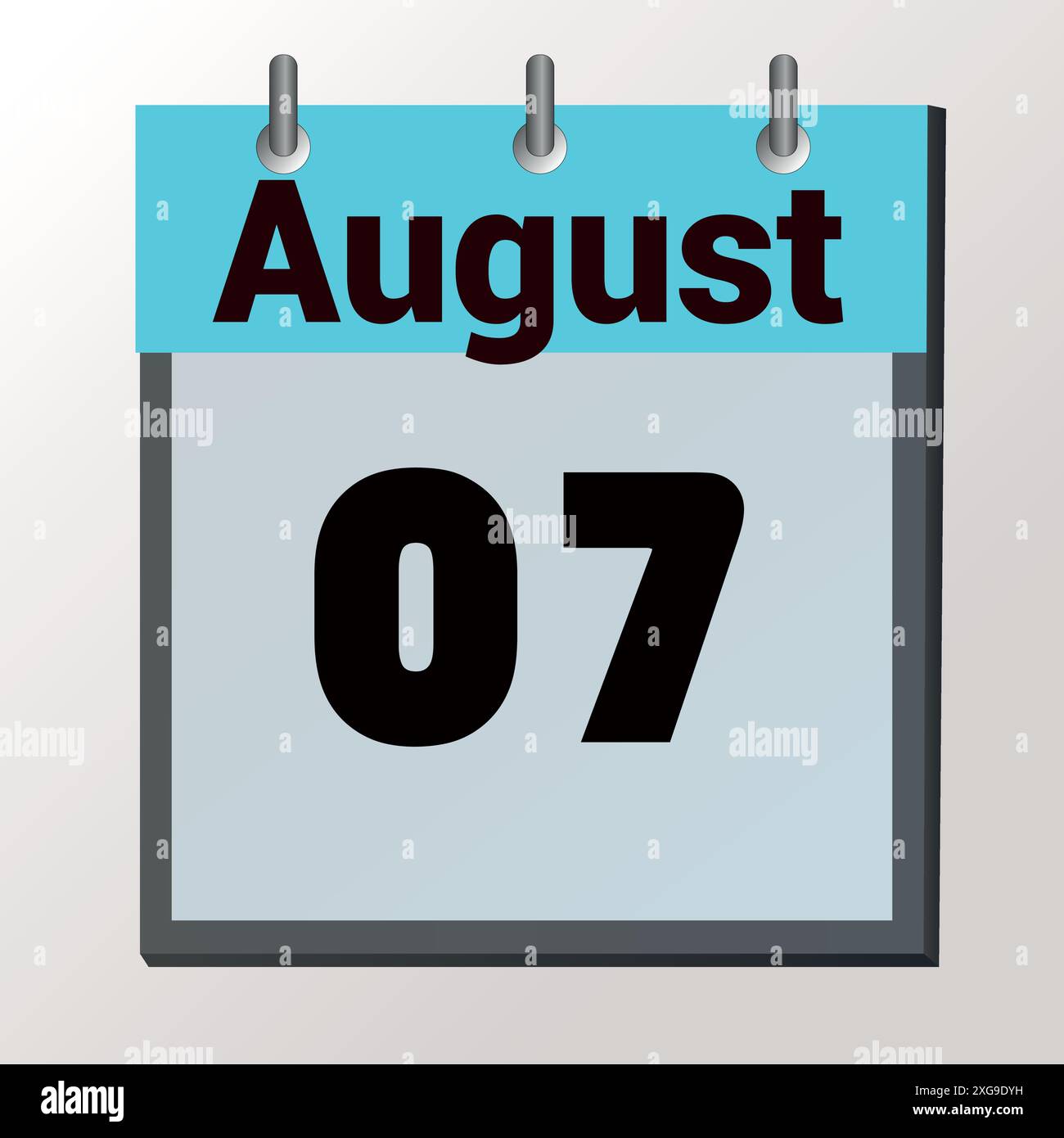 Birthday august 7 Stock Vector Images - Alamy