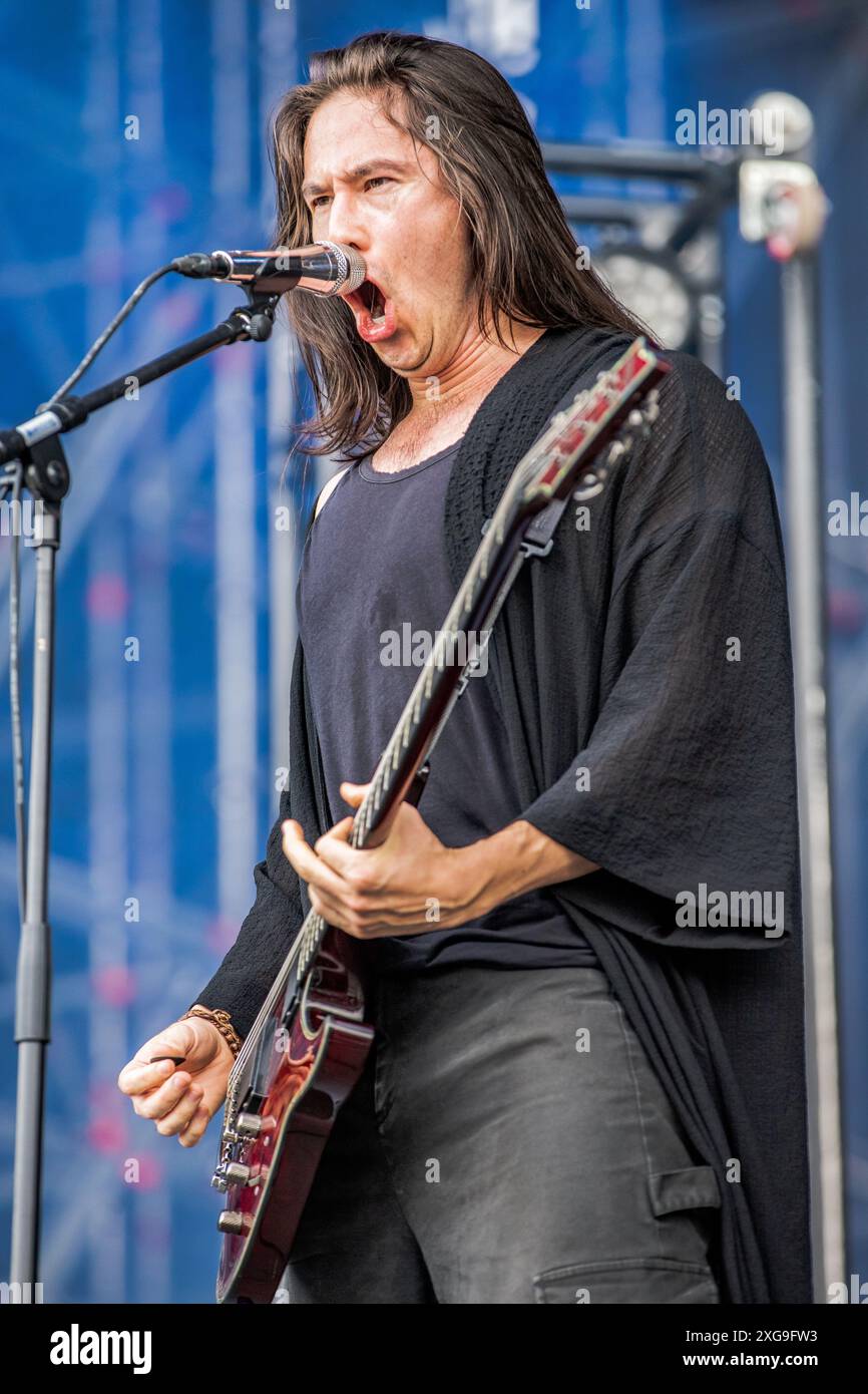 Milan Italy. 07th Jul 2024. The Swedish metalcore band IMMINENCE ...