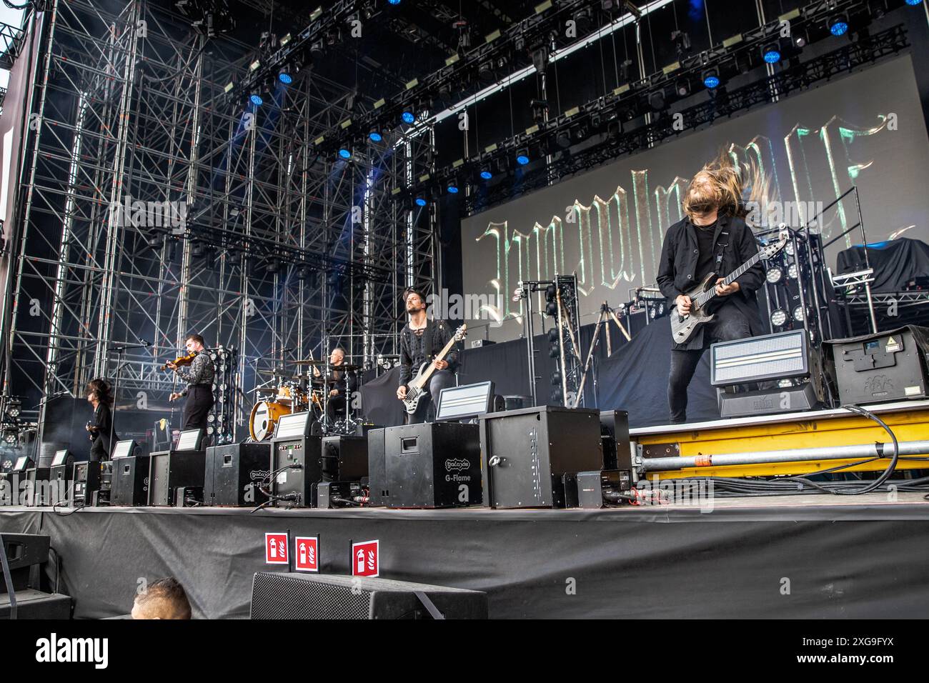 Milan, Italy. 07th July, 2024. The Swedish metalcore band IMMINENCE ...