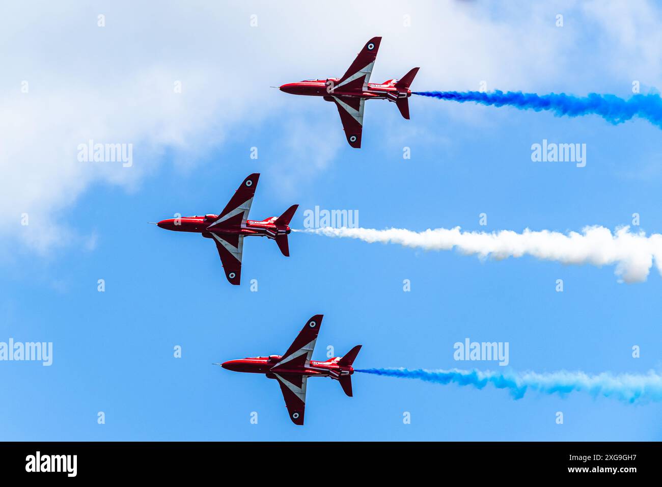 Red Arrows, Royal Air Force Aerobatic Team, Airshow 2024, Teignmouth ...