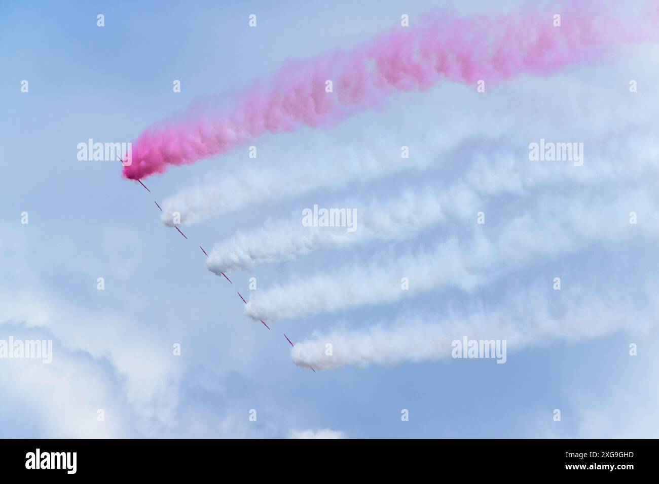 Red Arrows, Royal Air Force Aerobatic Team, Airshow 2024, Teignmouth ...