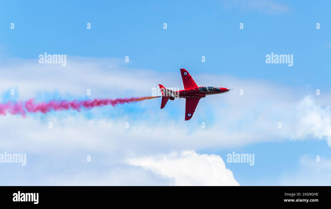 Red Arrows, Royal Air Force Aerobatic Team, Airshow 2024, Teignmouth ...