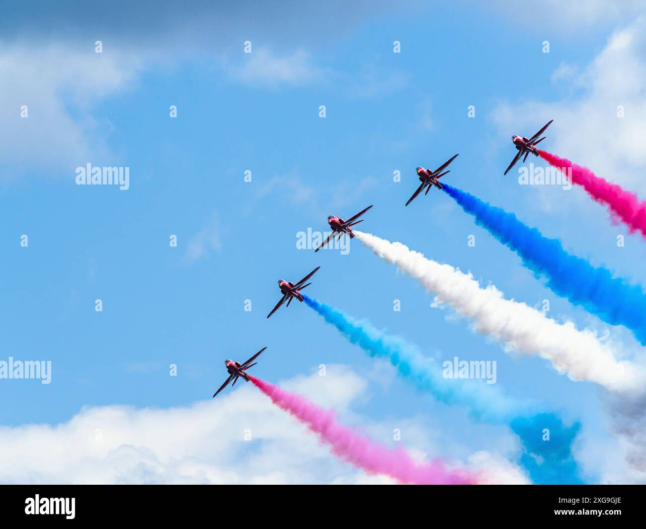 Red Arrows, Royal Air Force Aerobatic Team, Airshow 2024, Teignmouth ...