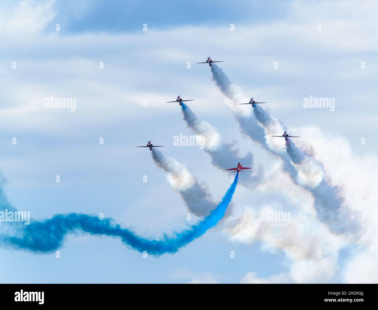 Red Arrows, Royal Air Force Aerobatic Team, Airshow 2024, Teignmouth ...