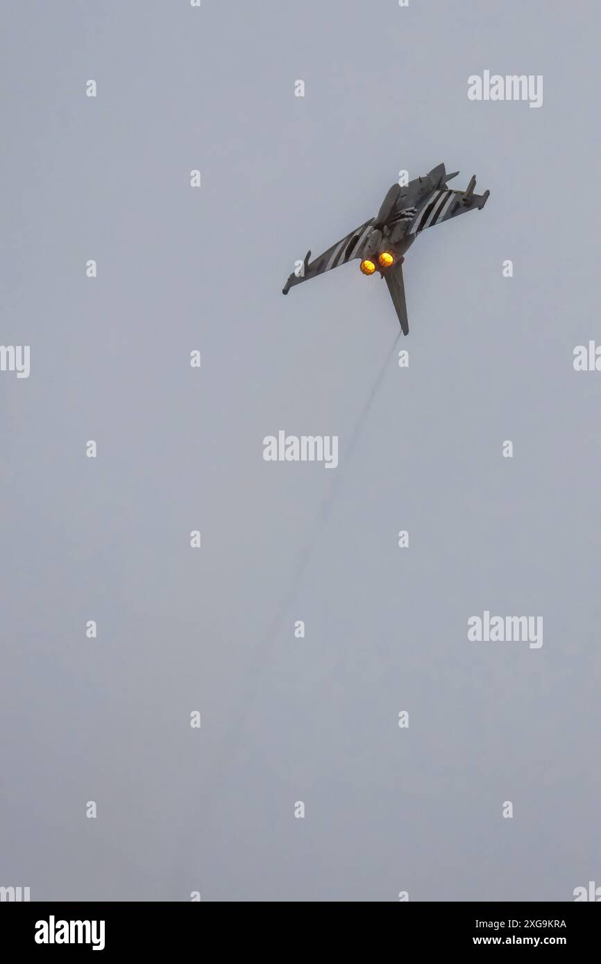 RAF Eurofighter Typhoon, twin-engine, supersonic, canard delta wing ...