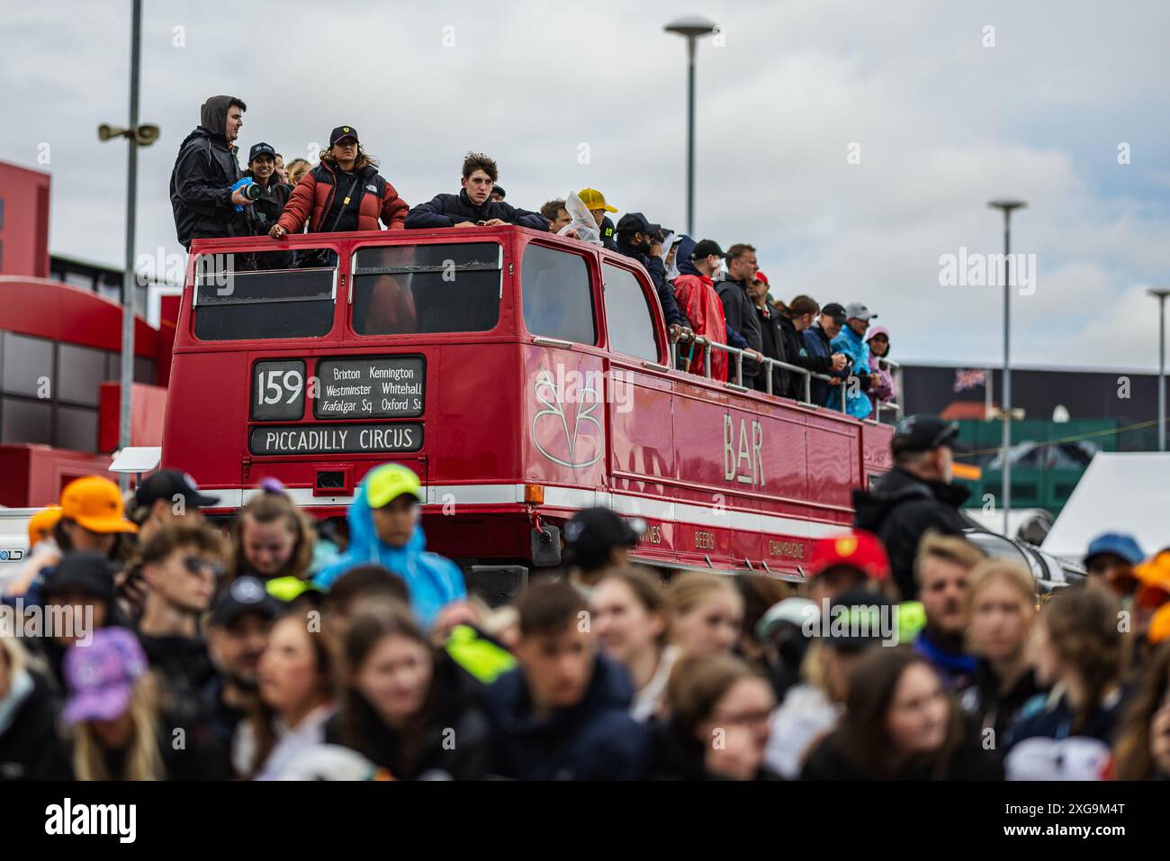 Silverstone Circuit, Towcester, United Kingdom. 7.July.2024; People ...