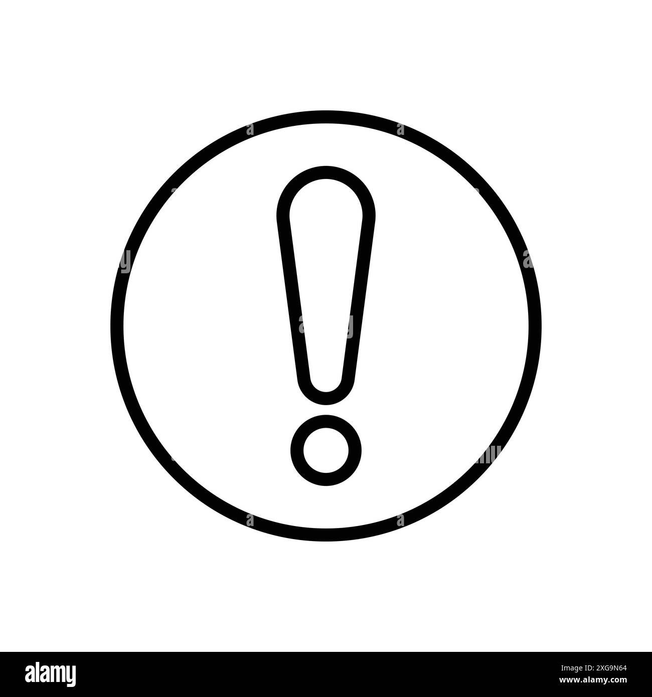 Exclamation vector Black and White Stock Photos & Images - Alamy