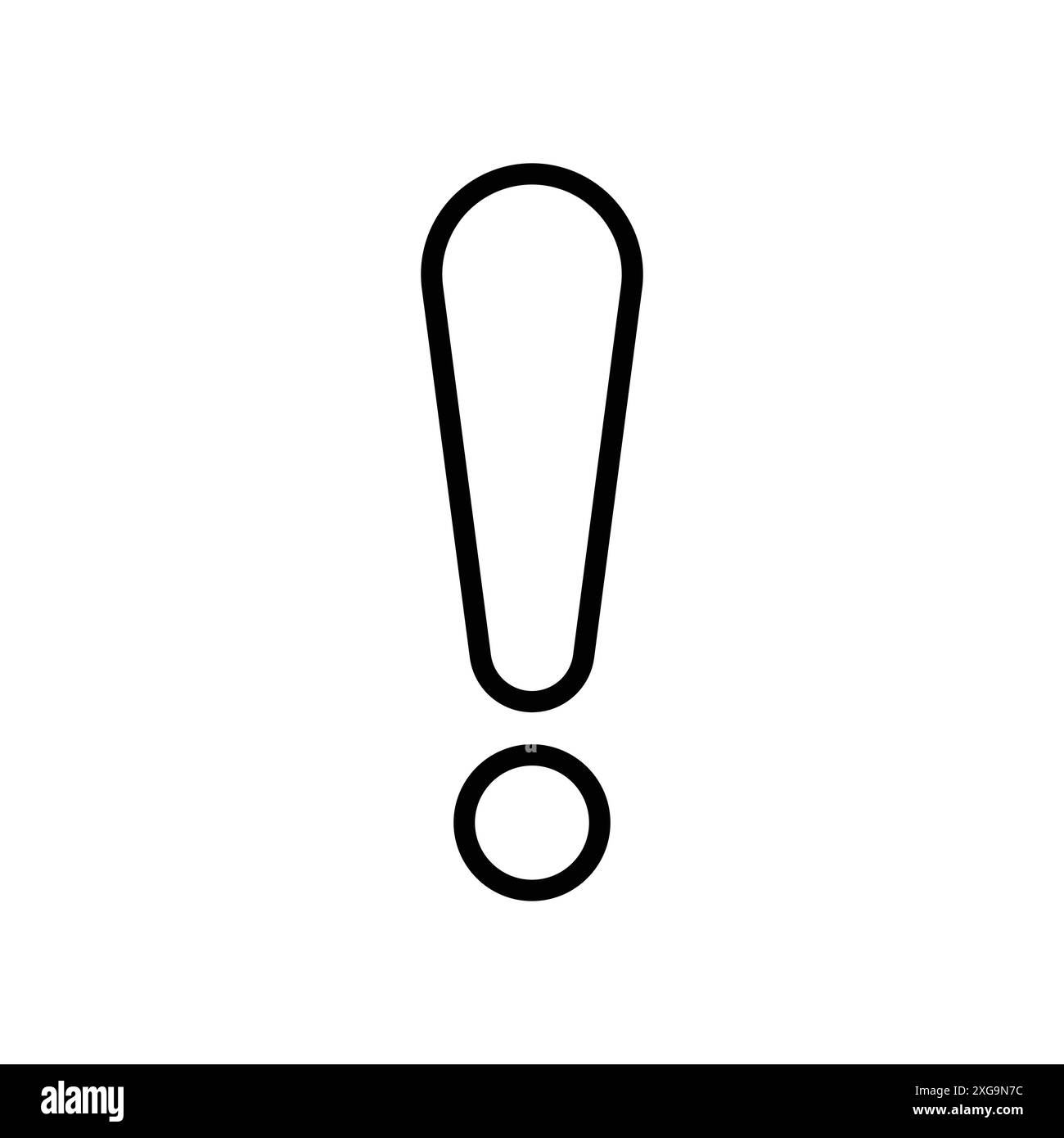 Exclamation mark attention caution Black and White Stock Photos ...