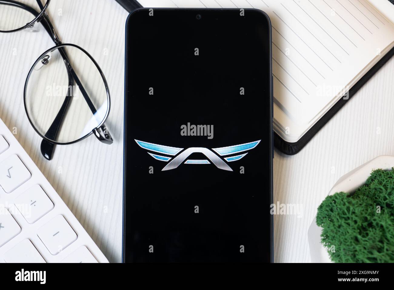 New York, USA - 1 June 2024: Arcimoto Logo on Phone Screen, Company ...