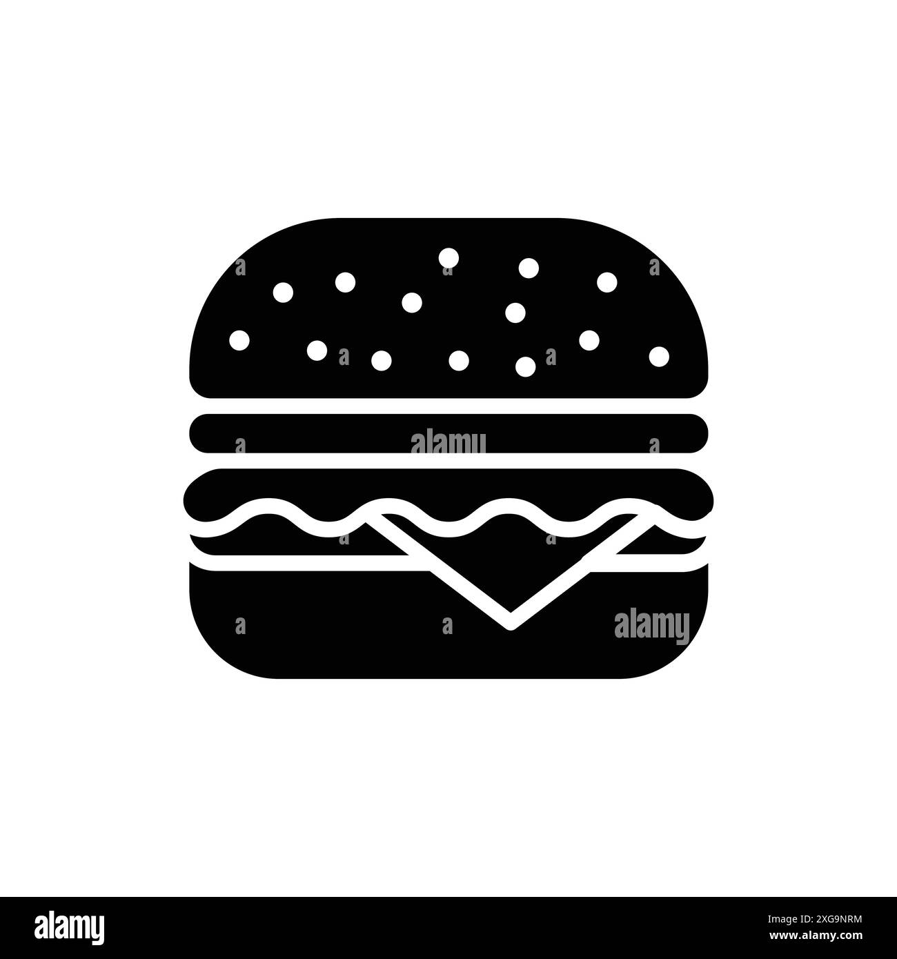 Simple hamburger menu icon Black and White Stock Photos & Images - Alamy