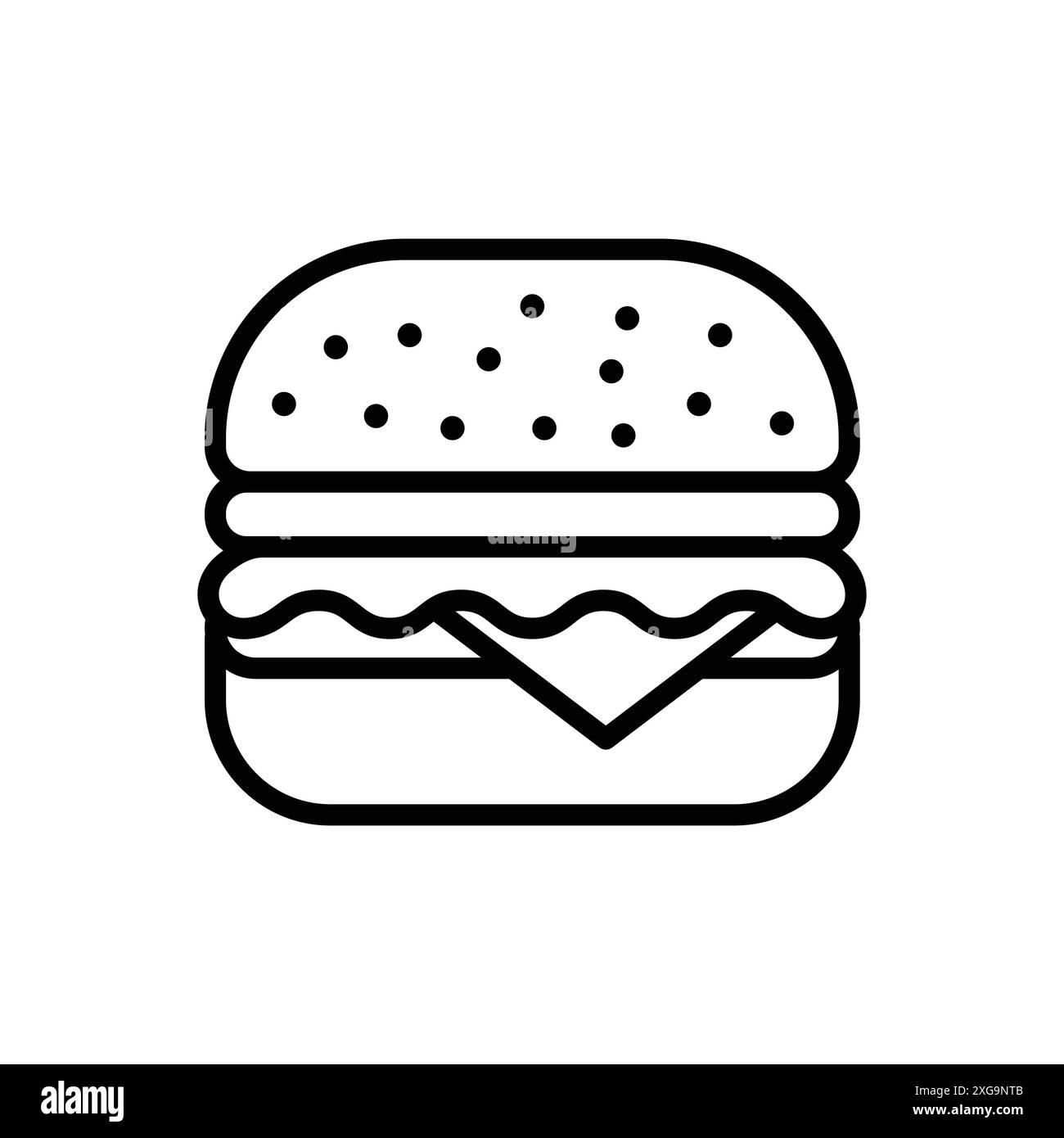 hamburger icon vector design template in white background Stock Vector ...