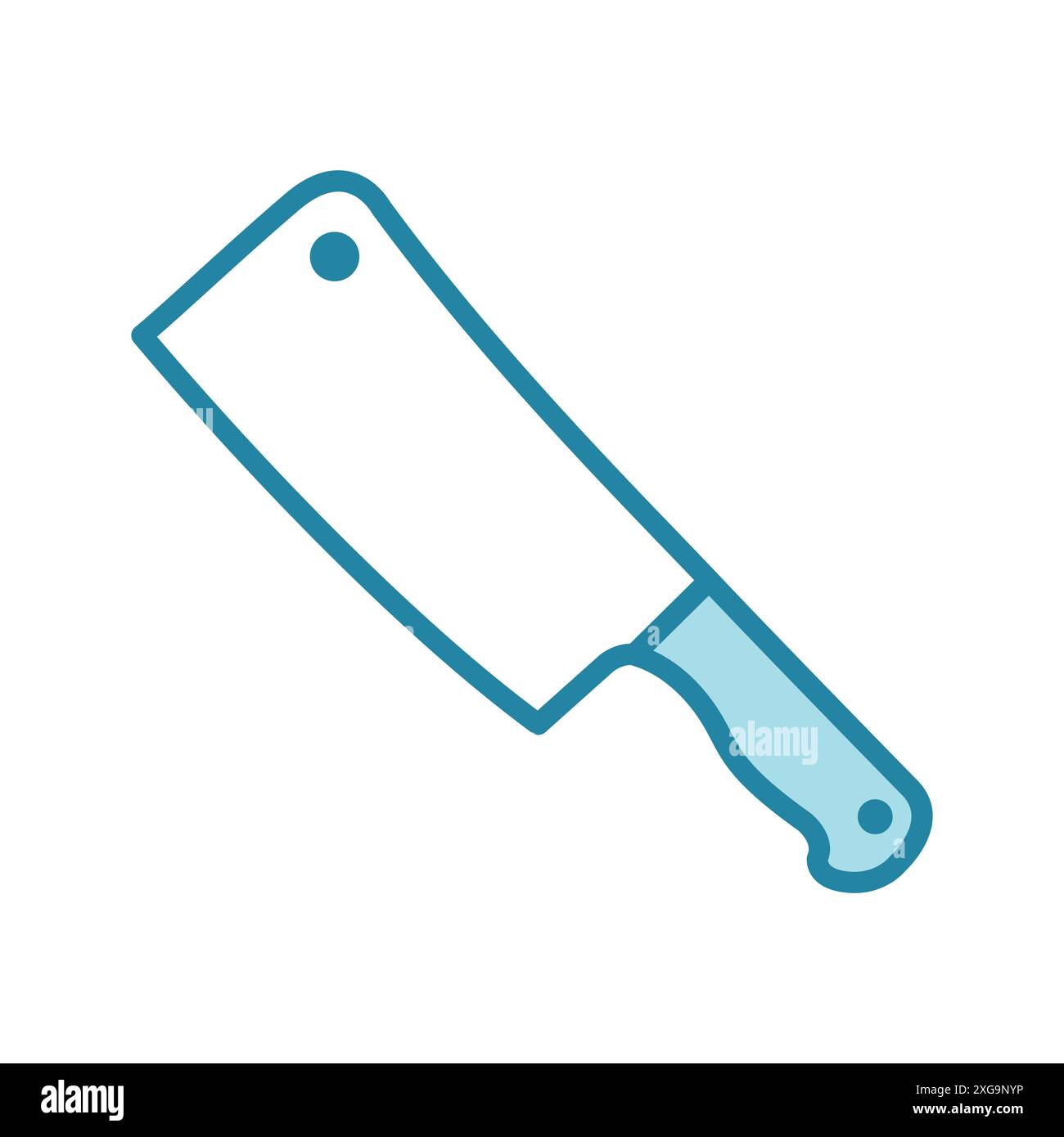 kitchen knife icon vector design template in white background Stock ...