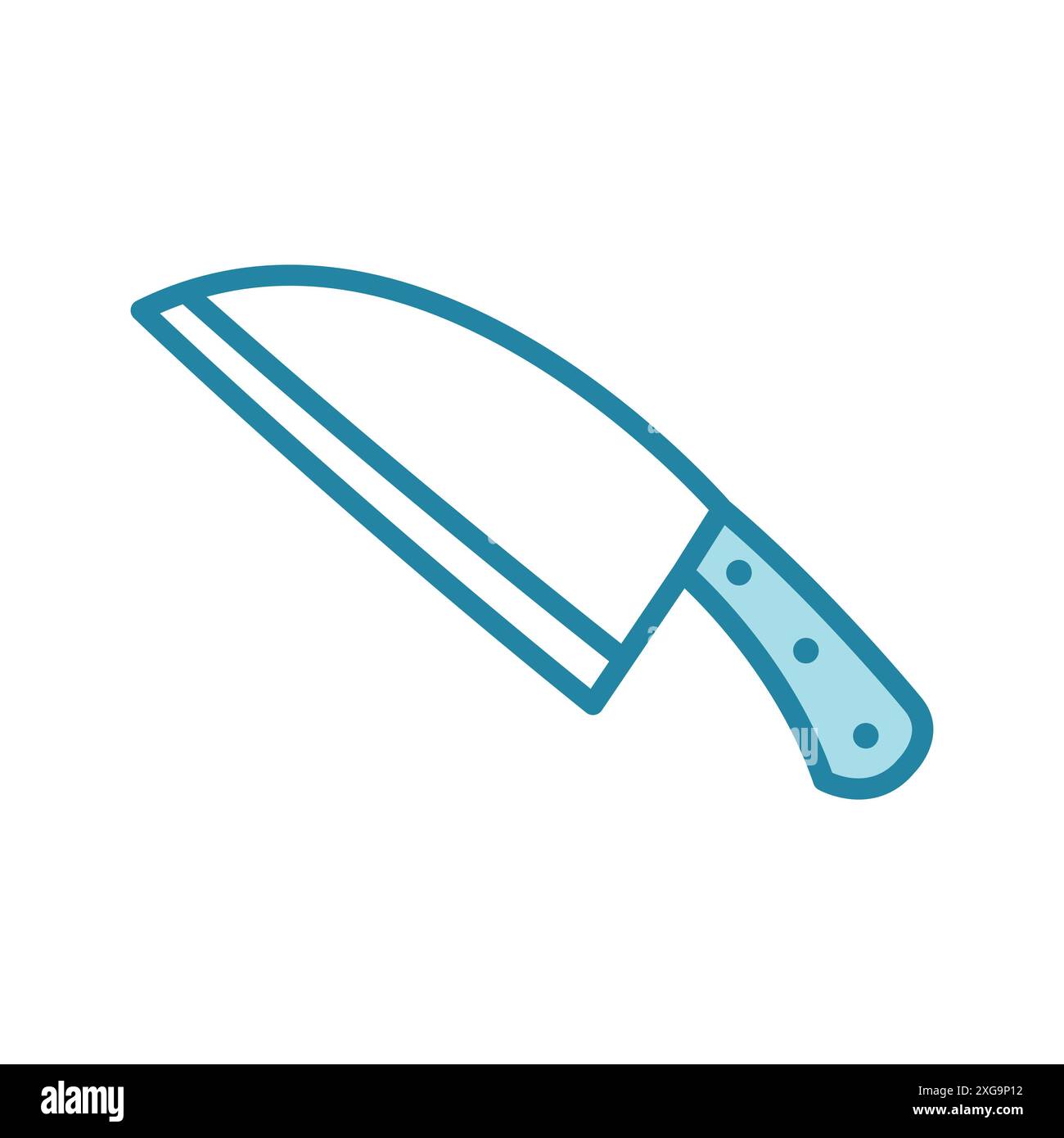 kitchen knife icon vector design template in white background Stock ...