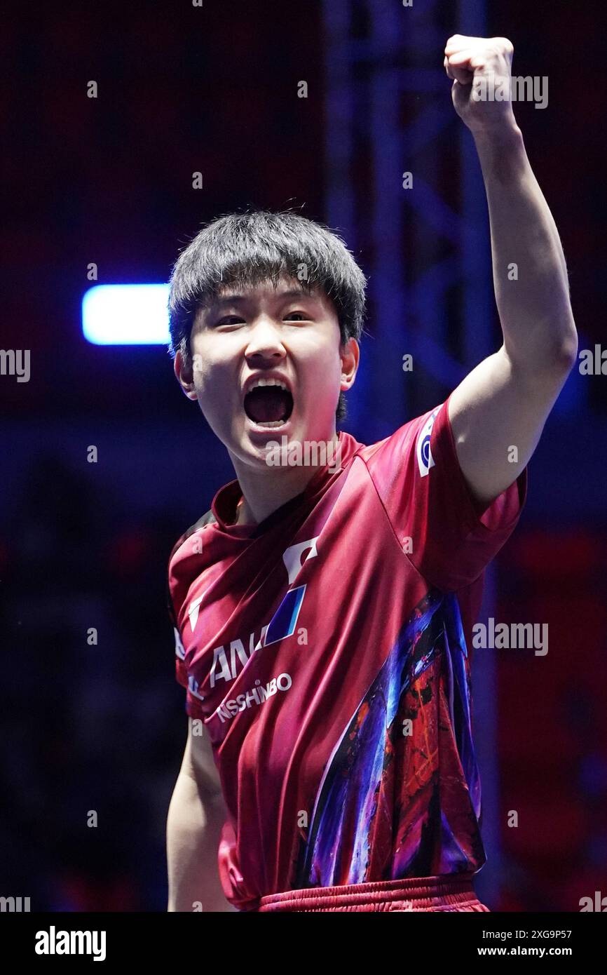 Bangkok, Thailand. 6th July, 2024. Tomokazu Harimoto (JPN) Table Tennis ...