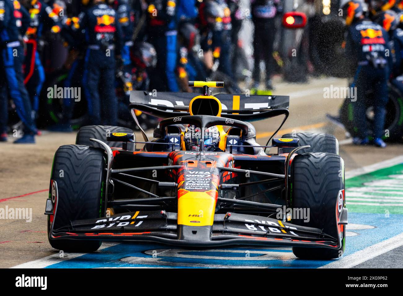 Silverstone, UK. 07th July, 2024. Sergio Perez (MEX) - Oracle Red Bull ...