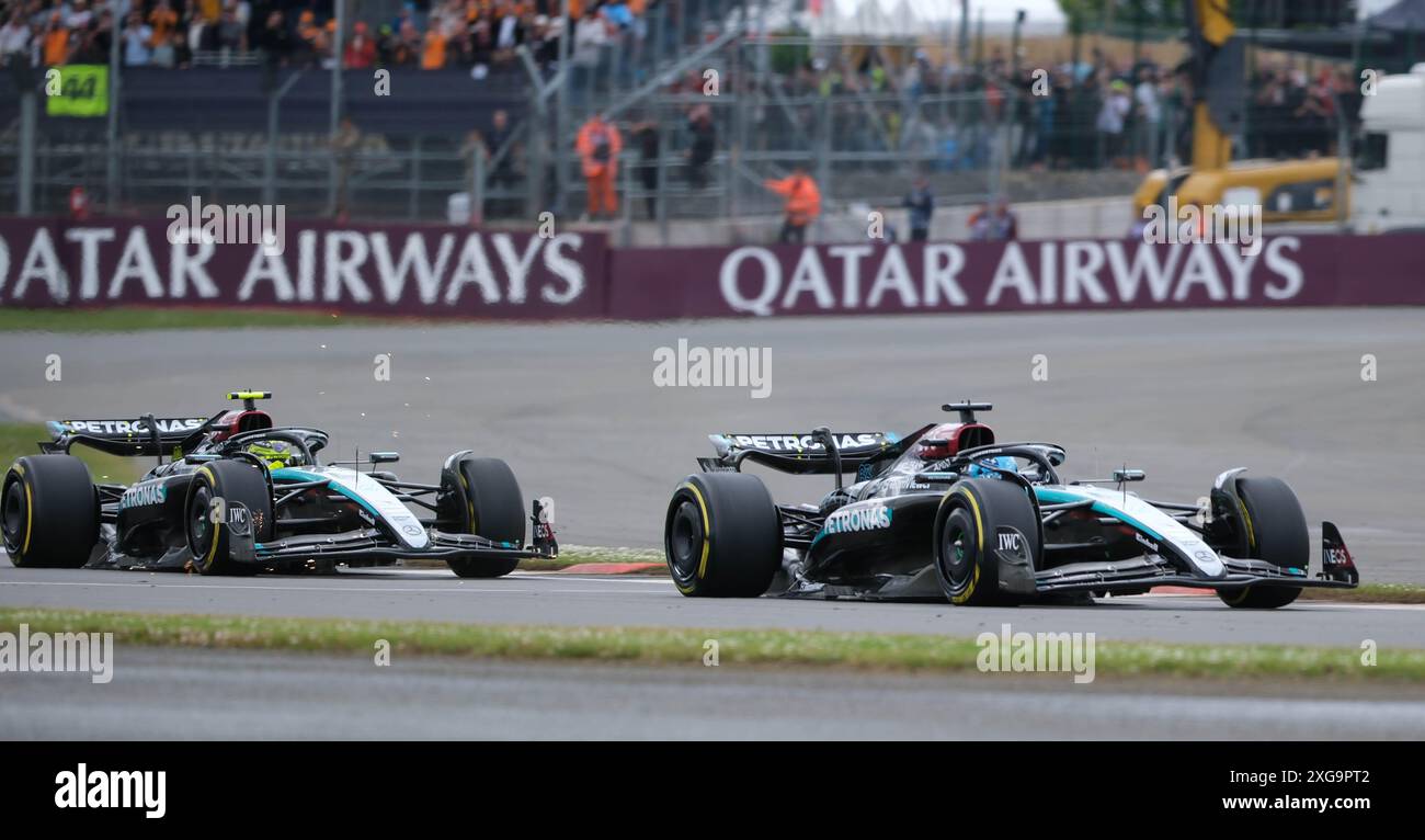 Silverstone Circuit, Northamptonshire, UK. 7th July, 2024. Formula 1 ...