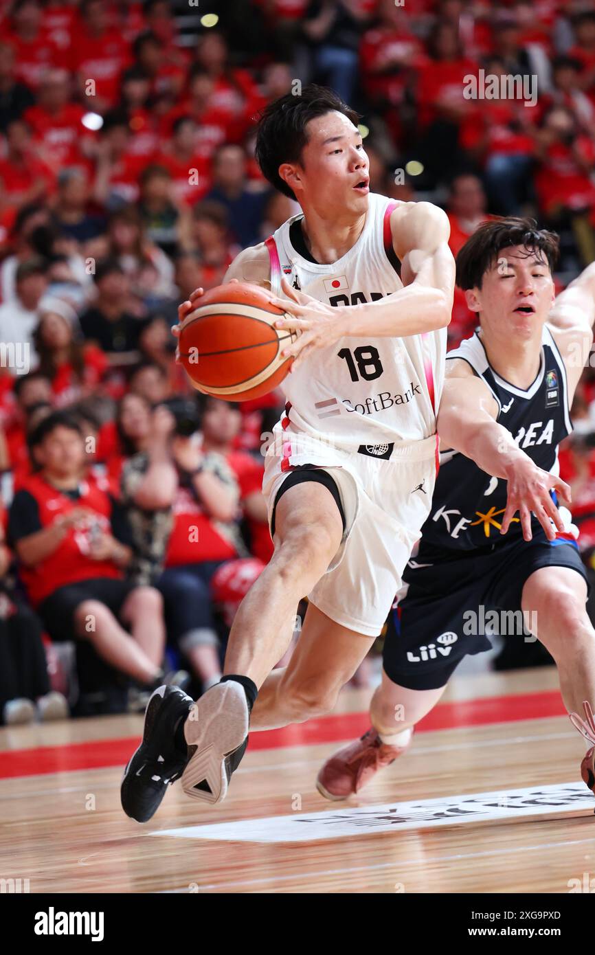 Tokyo, Japan. 5th July, 2024. Yudai Baba (JPN) Basketball : SoftBank ...
