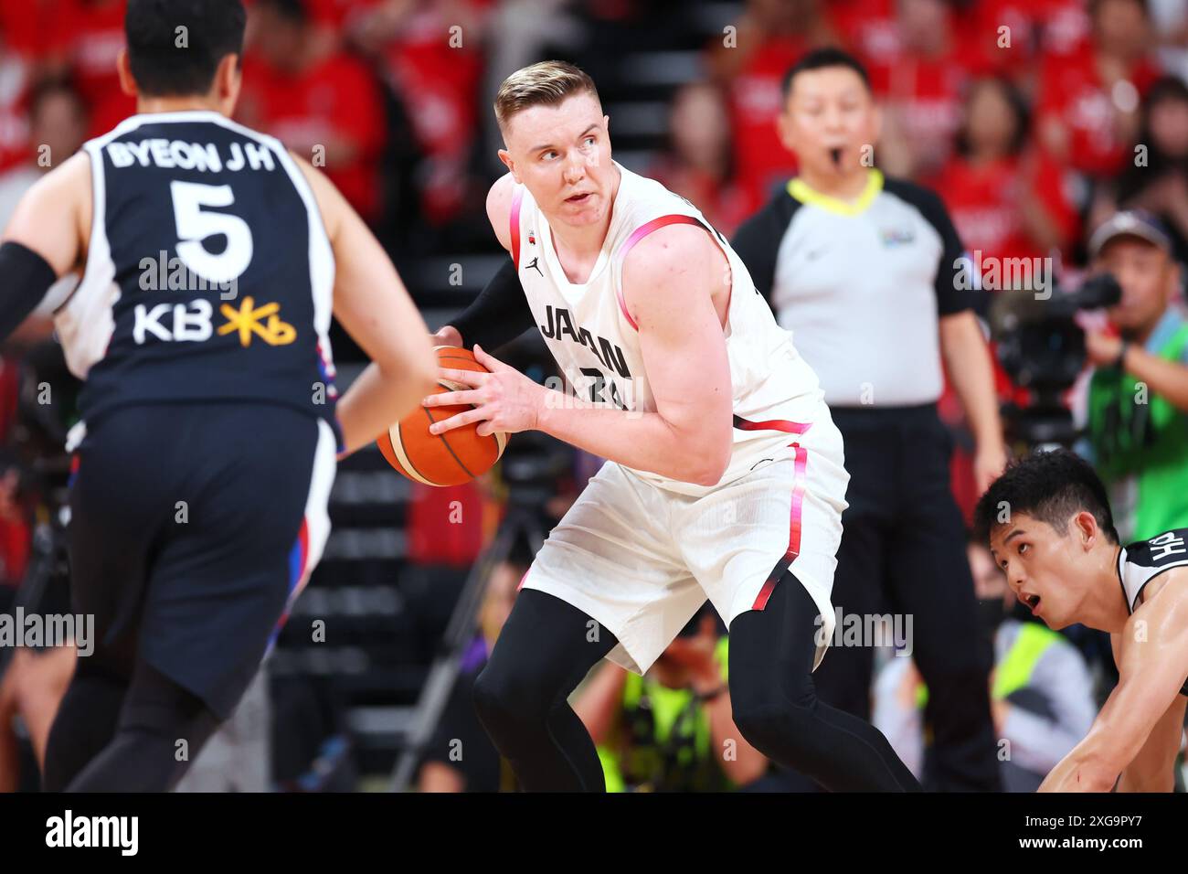 Tokyo, Japan. 5th July, 2024. Josh Hawkinson (JPN) Basketball ...