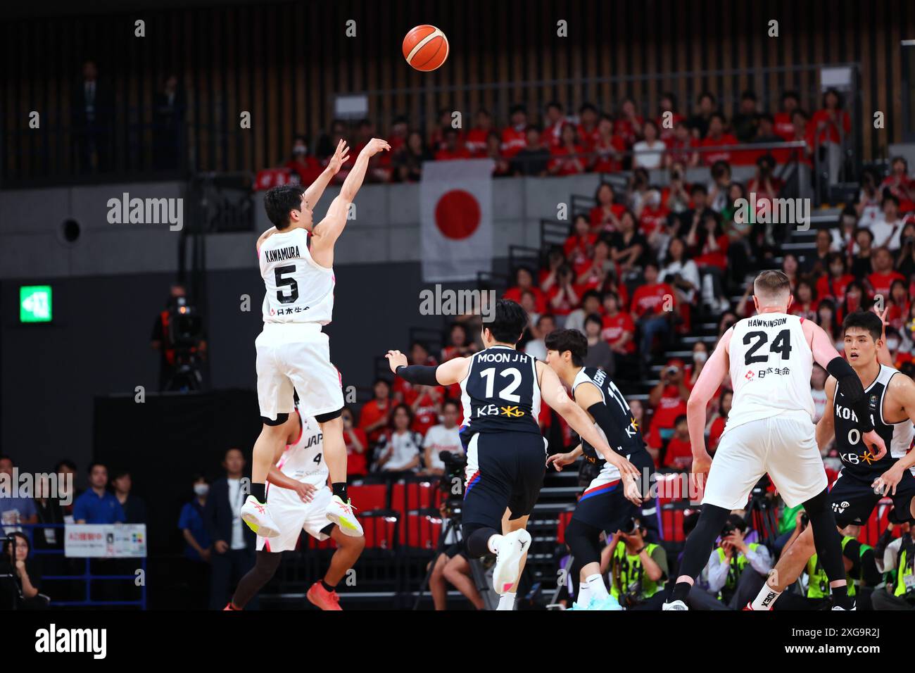 Tokyo, Japan. 5th July, 2024. Yuki Kawamura (JPN) Basketball : SoftBank ...