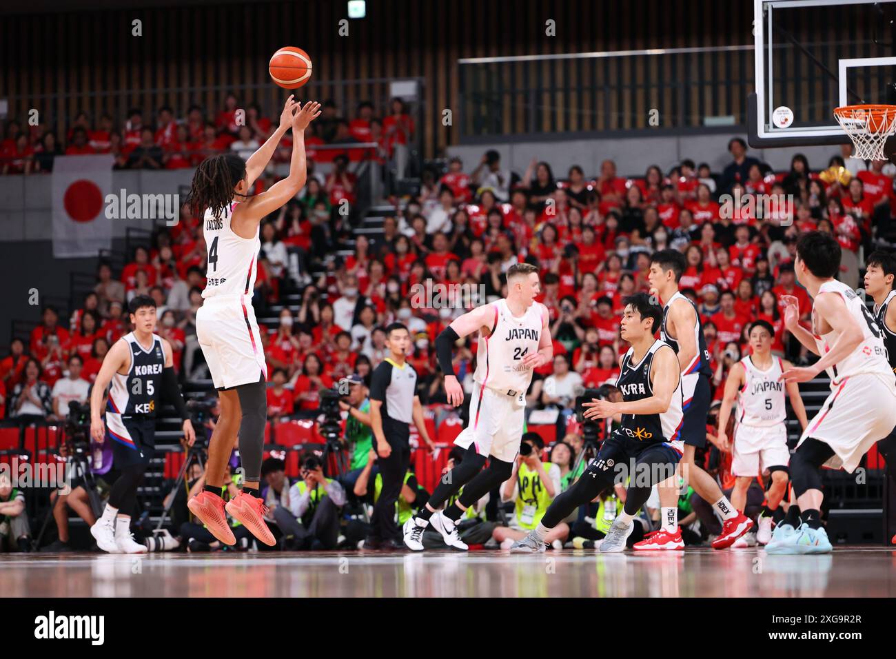 Tokyo, Japan. 5th July, 2024. Akira Jacobs (JPN) Basketball : SoftBank ...