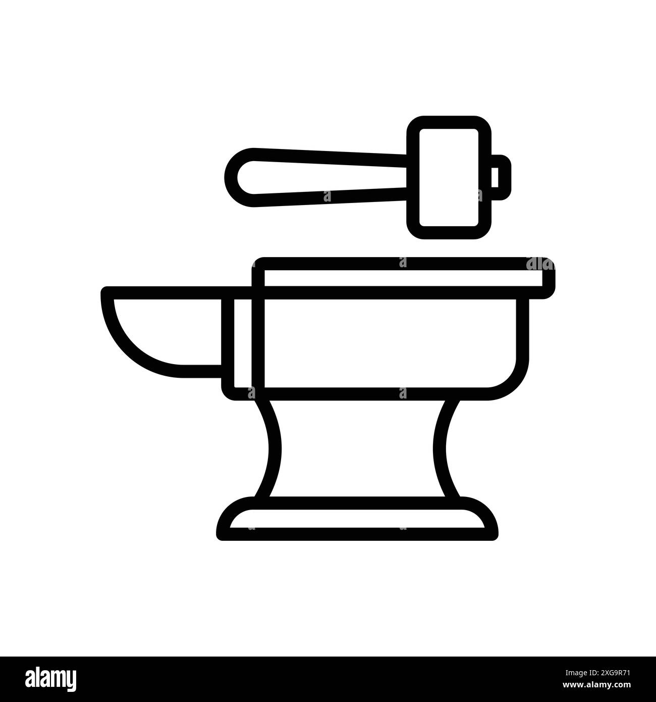 anvil icon vector design template in white background Stock Vector ...