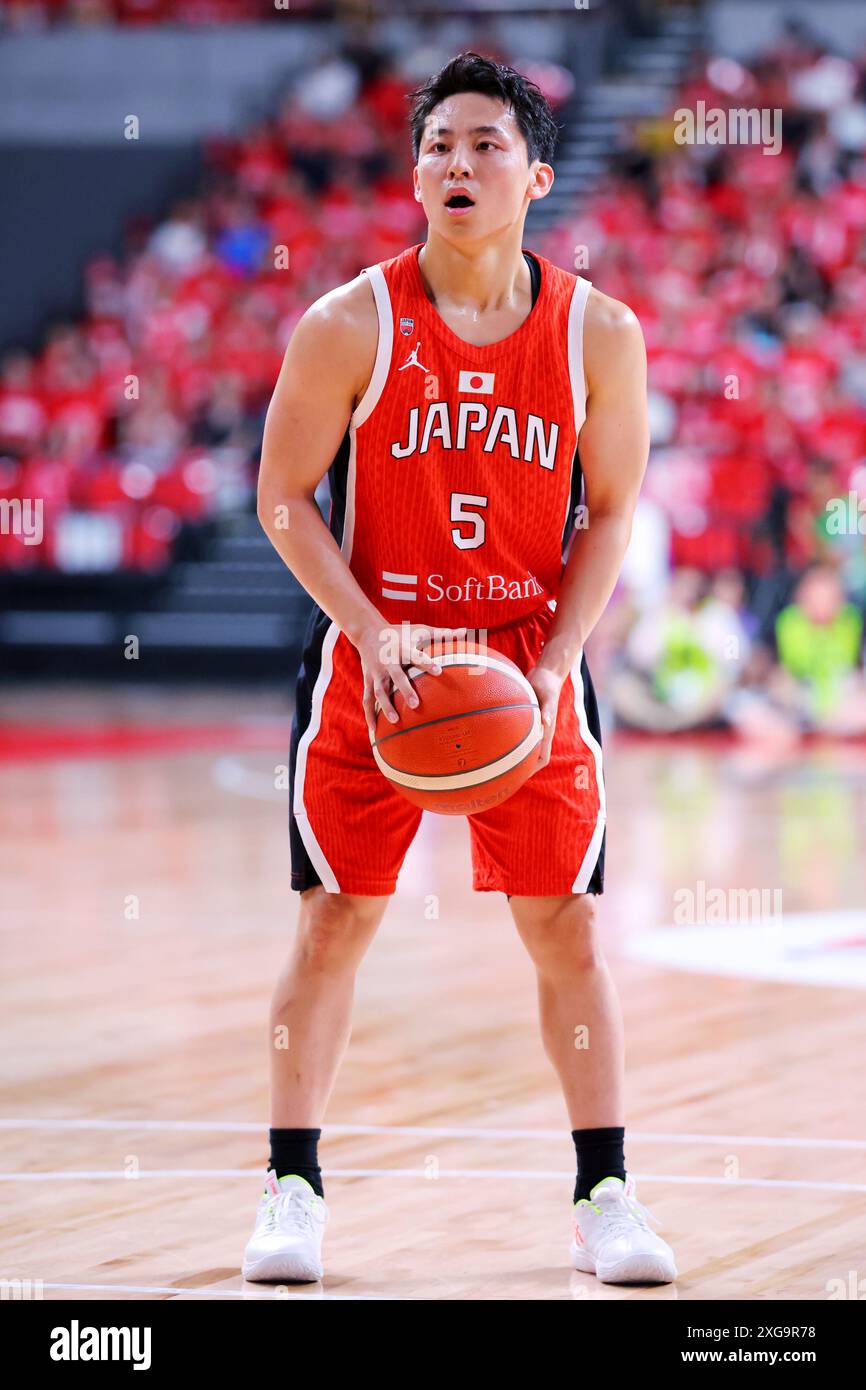 Tokyo, Japan. 7th July, 2024. Yuki Kawamura (JPN) Basketball : SoftBank ...