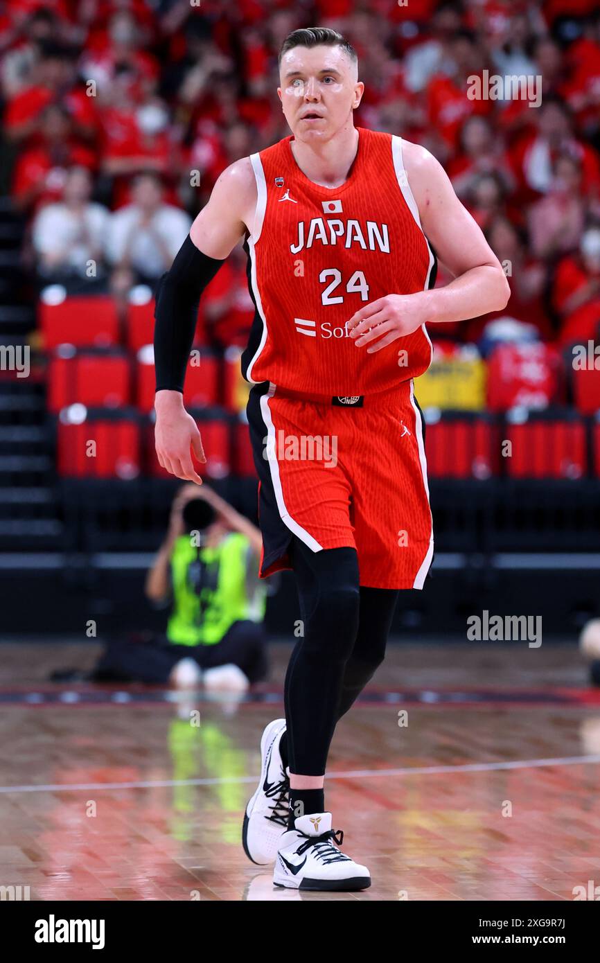 Tokyo, Japan. 7th July, 2024. Josh Hawkinson (JPN) Basketball ...