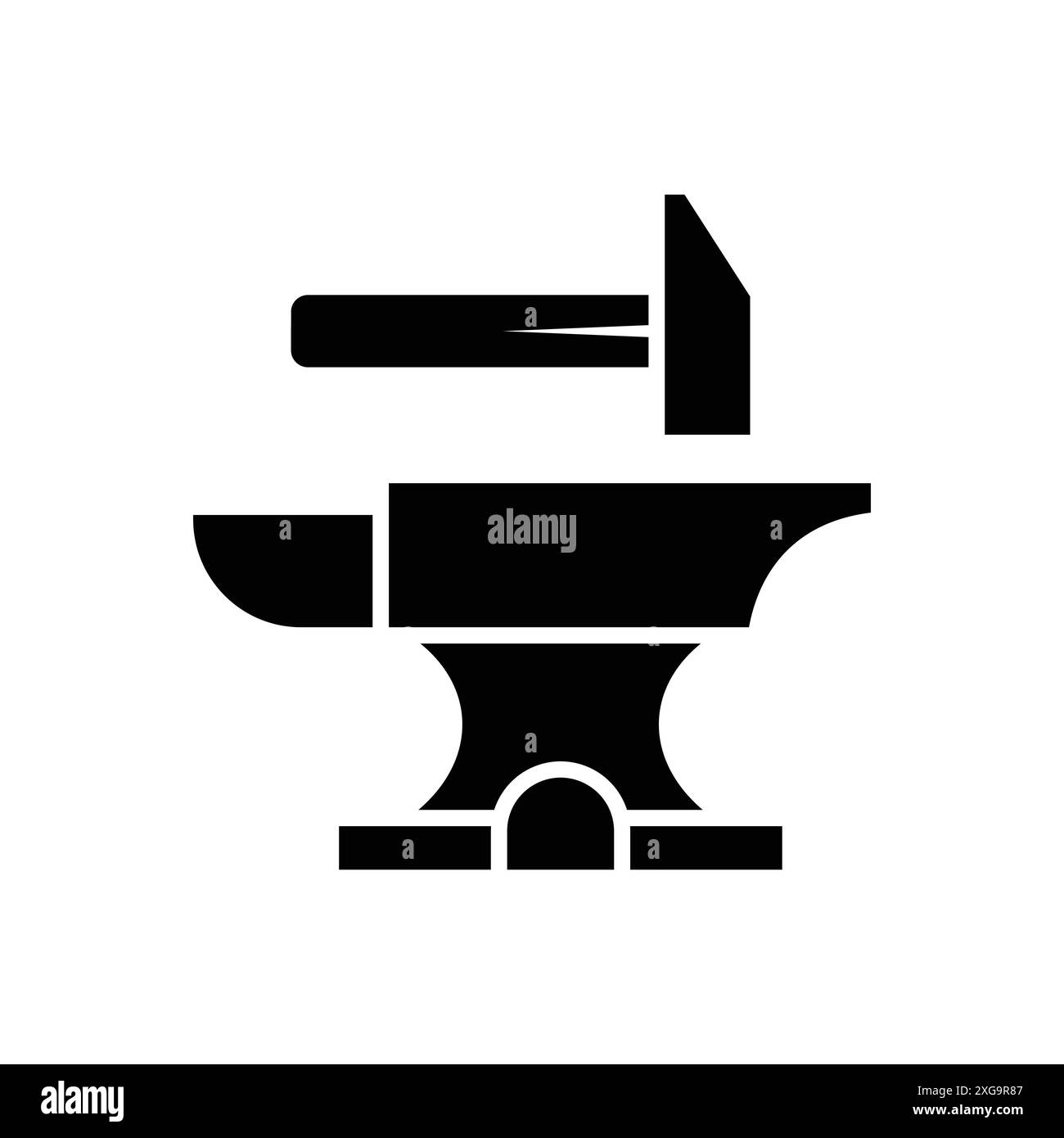 anvil icon vector design template in white background Stock Vector Image & Art - Alamy