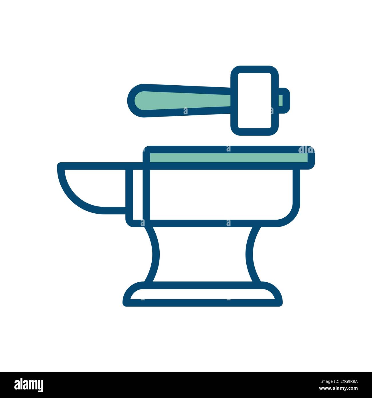 anvil icon vector design template in white background Stock Vector ...